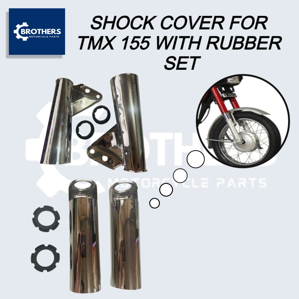 SHOCK COVER FOR TMX 155 WITH RUBBER SET | Shopee Philippines