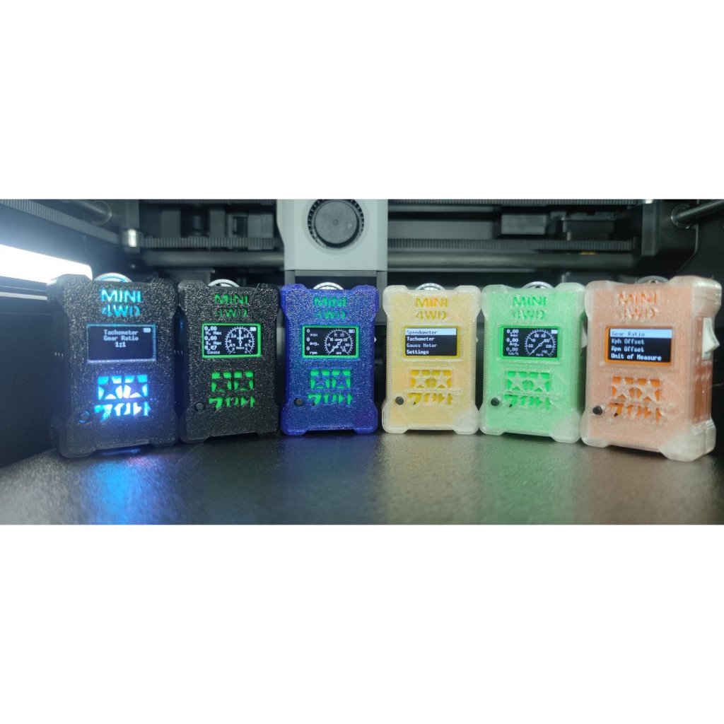 Tamiya mini 4wd speed checker, tachometer,Laptimer & Gaussmeter for ...