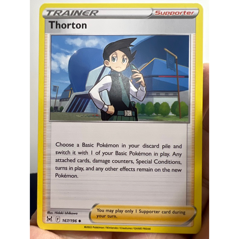 Thorton - 167/196 - Uncommon Sword & Shield: Lost Origin - Pokemon TCG ...