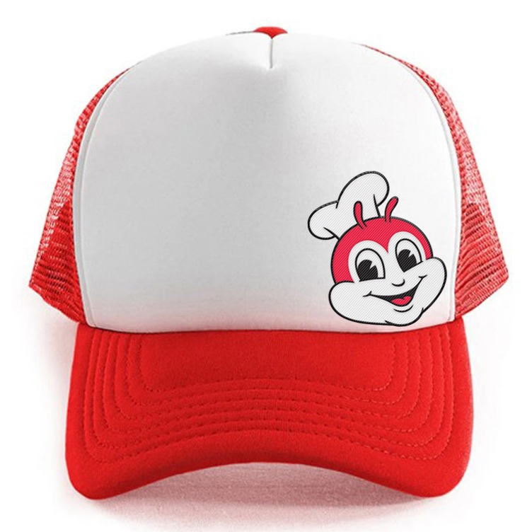 Jollibee Stitch Embroider Look Net Trucker Dads Dad Cap Hat Snap Back ...