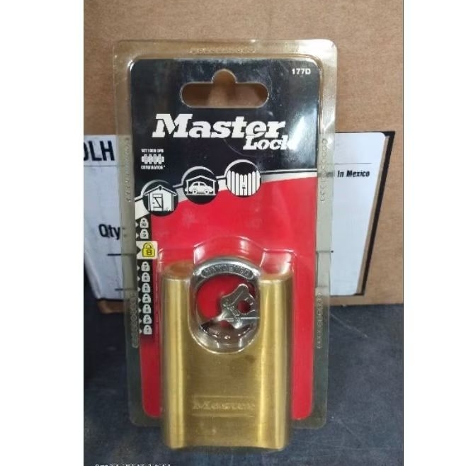 Master Lock Combination Padlock Heavy Duty Rectangular Body 177EURD ...