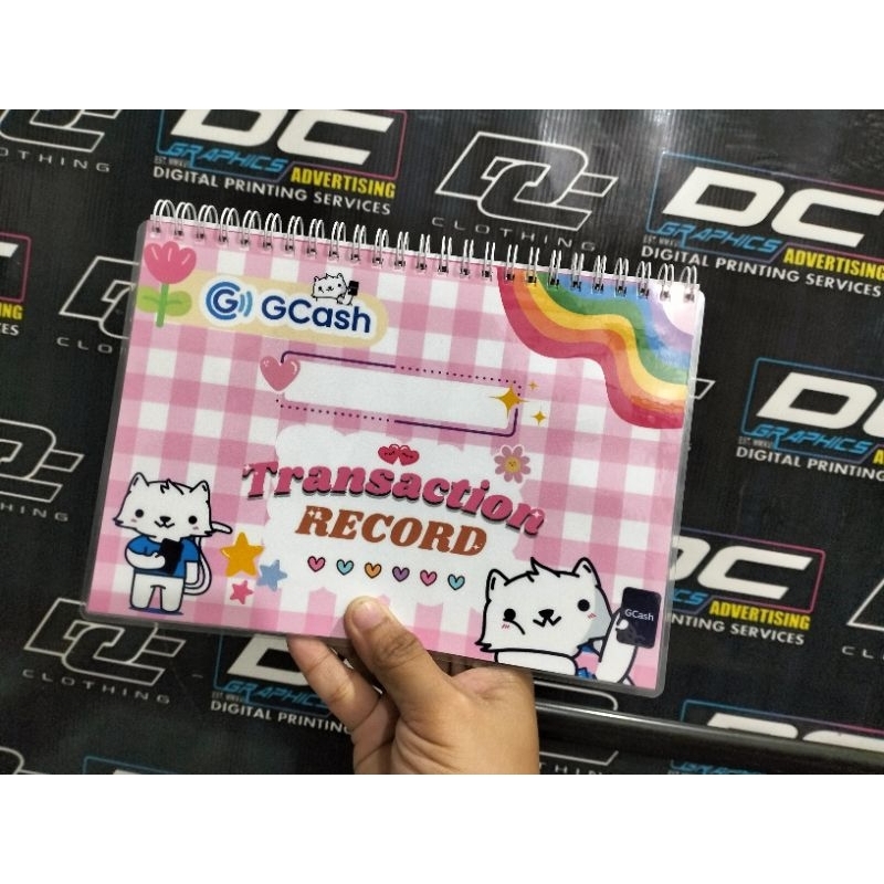 Gcash Transaction Record Book A5 size - PINK | Shopee Philippines