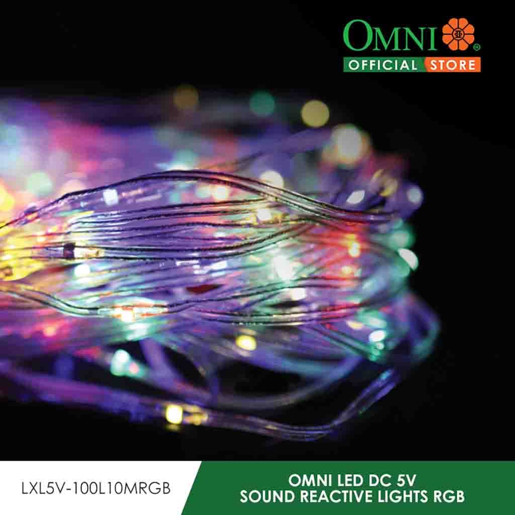 OMNI LED DC 5V Sound Reactive Lights RGB - LXL5V-100L10MRGB | Shopee ...