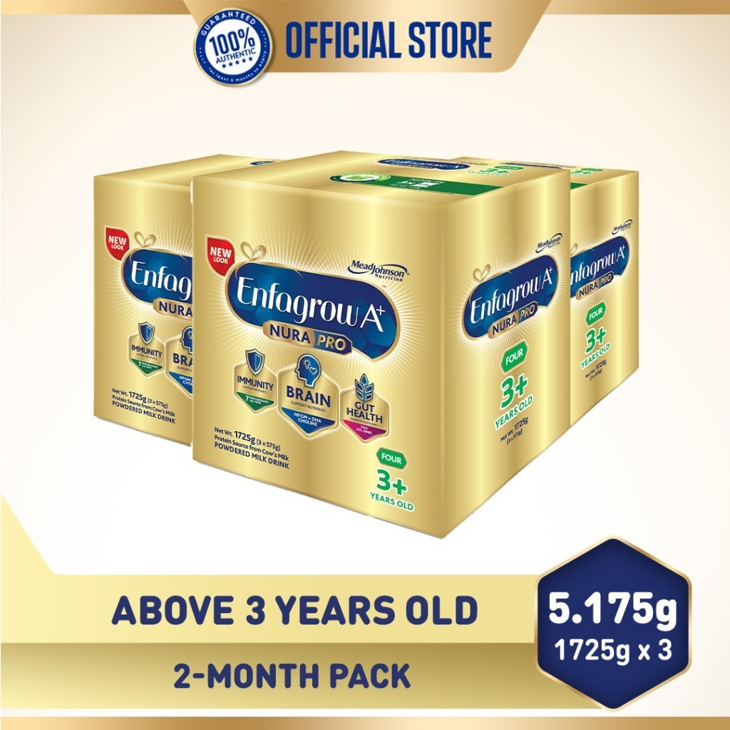 Enfagrow A+ Four Nurapro Powdered Milk Drink for Kids Above 3 Years Old ...
