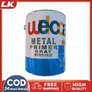 Welcoat Metal Primer 1L Rust Proof Coating Red Gray Quick Dry WPRE-4010 ...