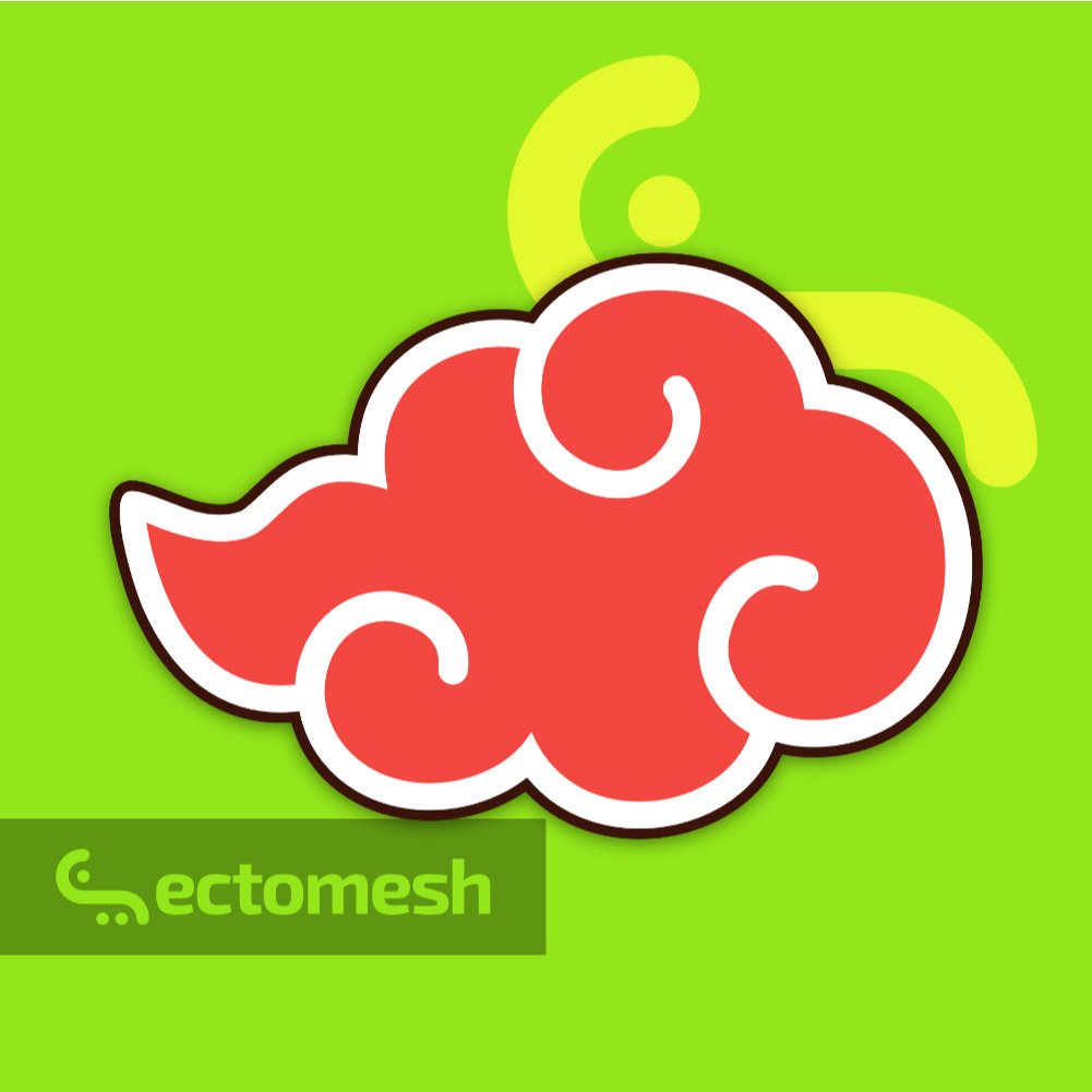 Akatsuki Logo - Naruto Vinyl Waterproof Car Sticker by EctoMesh ...