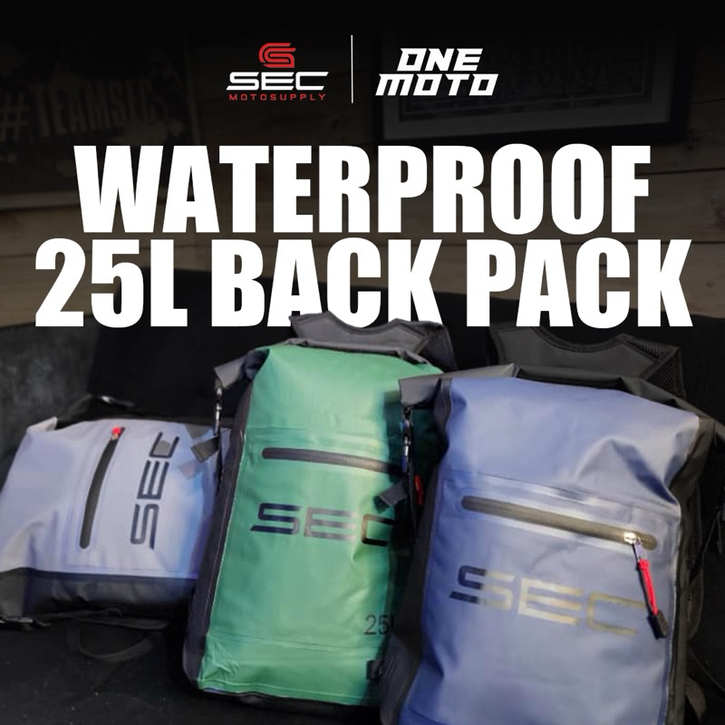 SEC 25L WATERPROOF BAG (Back Pack / Dry Bag) | Shopee Philippines