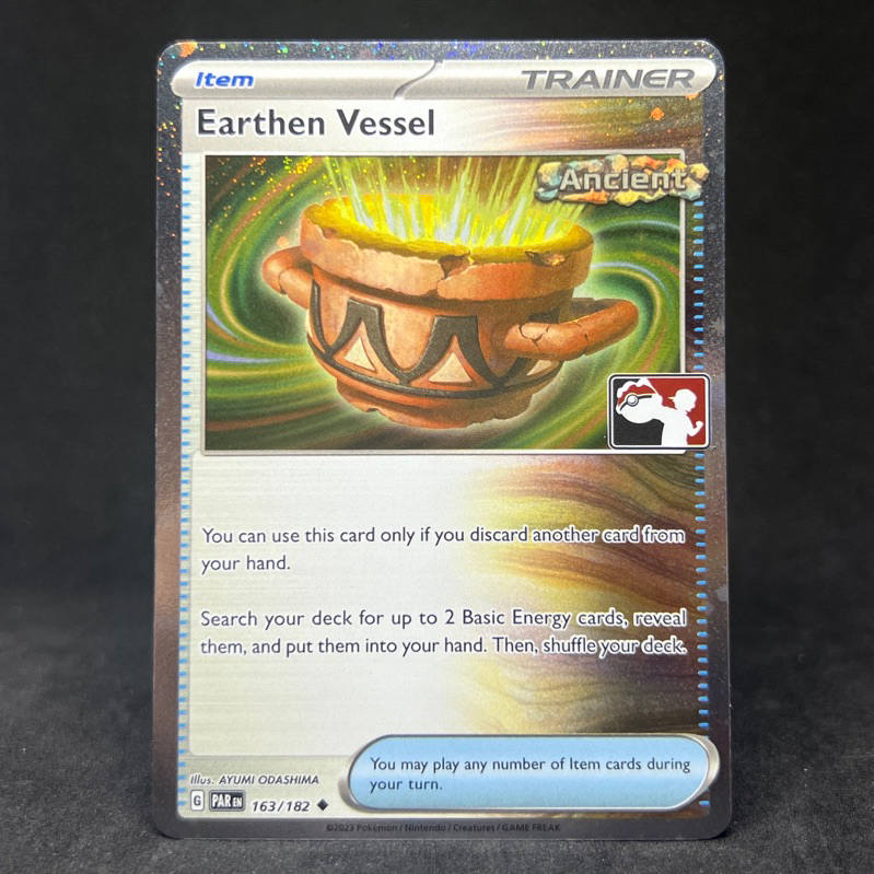 Pokemon TCG Earthen Vessel 163/182 Stamped Holo 2024 Play Prize Pack ...