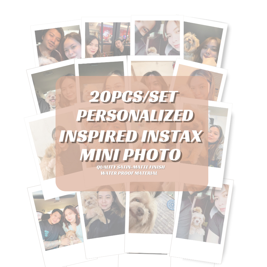 20pcs/set Personalized Instax Inspired Photo(Quality High Satin/Matte ...