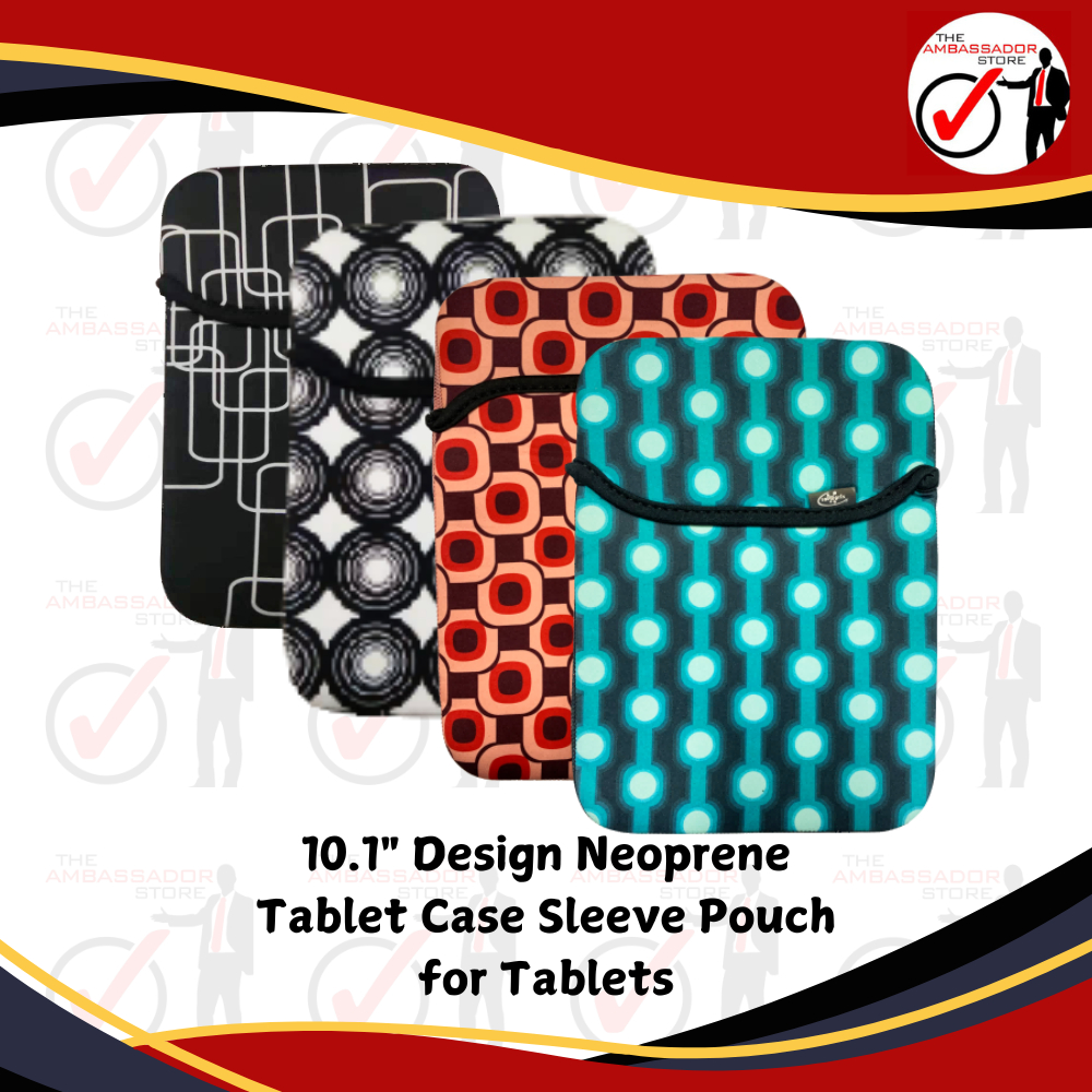 10.1inch Patterned Design Neoprene Tablet Case Sleeve Pouch for Tablets ...