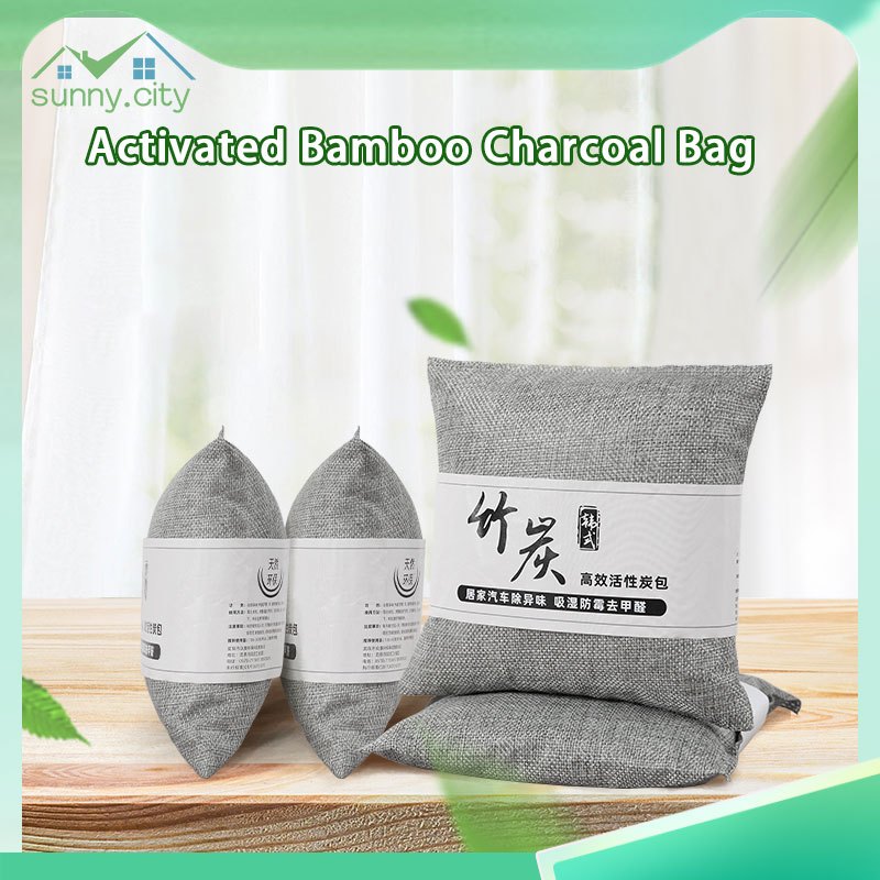 Activated Bamboo Charcoal Bag Deodorizer Air Purifier Closet Car Home ...