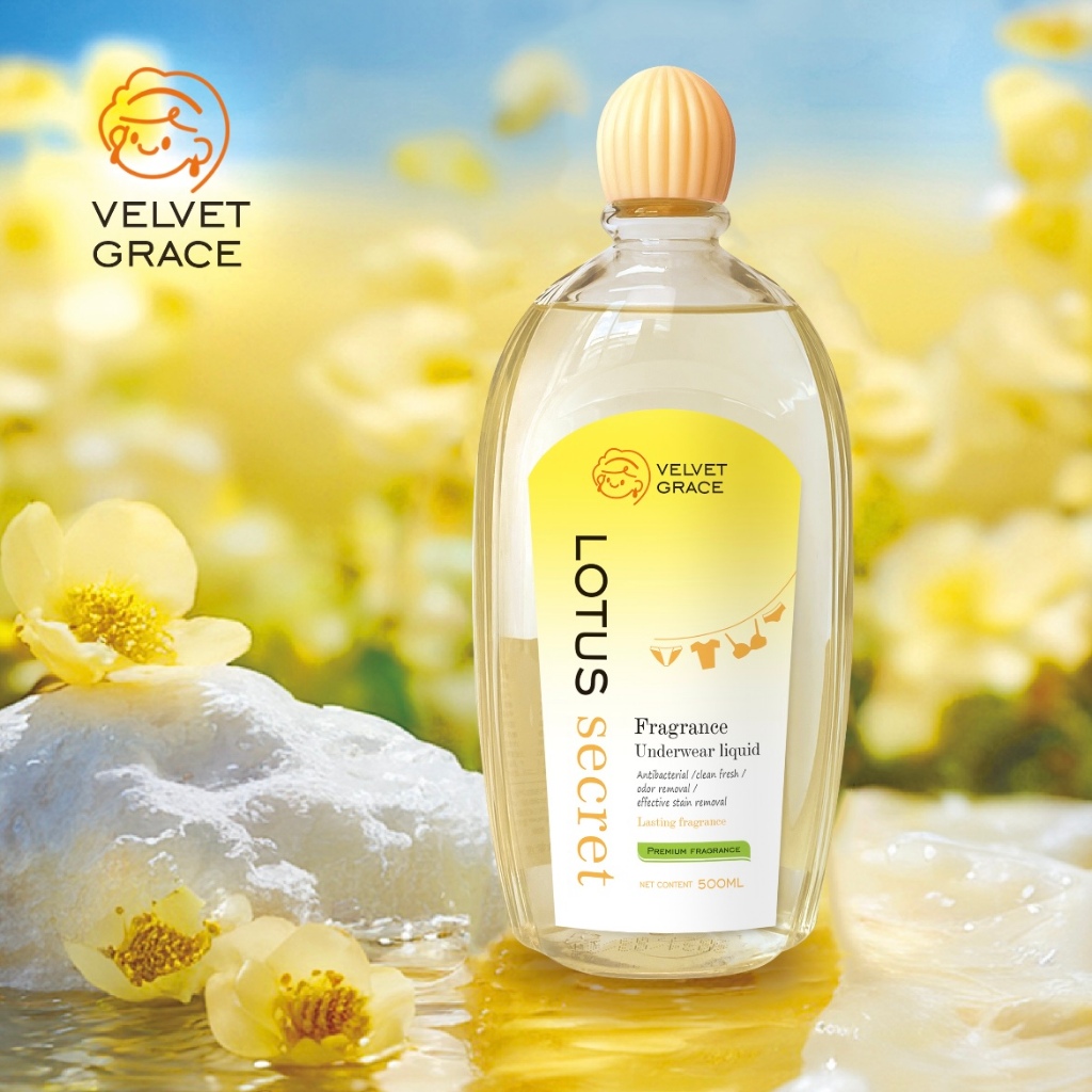 VELVET GRACE Lotus Secret Fragrance Underwear Laundry Liquid 500ml ...