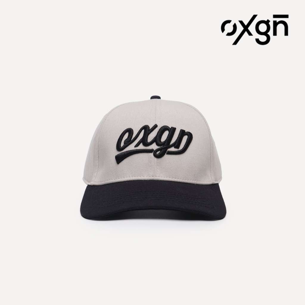 OXGN Logo Embroidered Snapback Cap For Men And Women (Bone) | Shopee ...