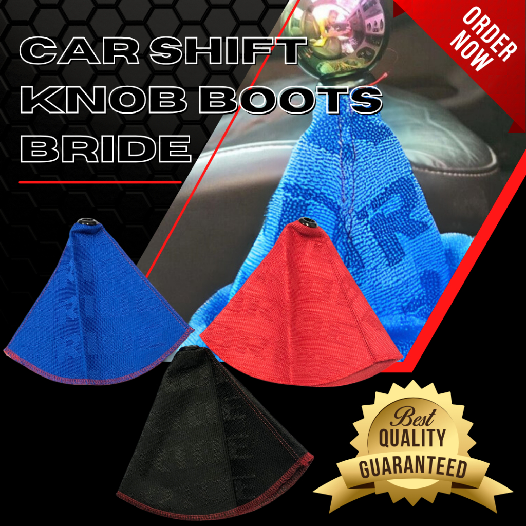 COD Bride Racing Hyper Fabric Shift Knob Shifter Boot Cover Mt/At ...