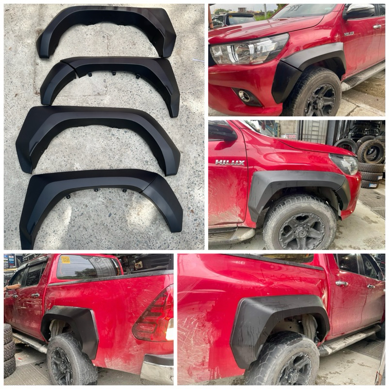 Toyota Hilux Revo 2016 - 2024 GR Fender Flare Upgrade Thailand Made GR ...