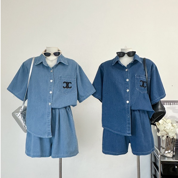 RRX Denim Terno Short #7560 | Shopee Philippines