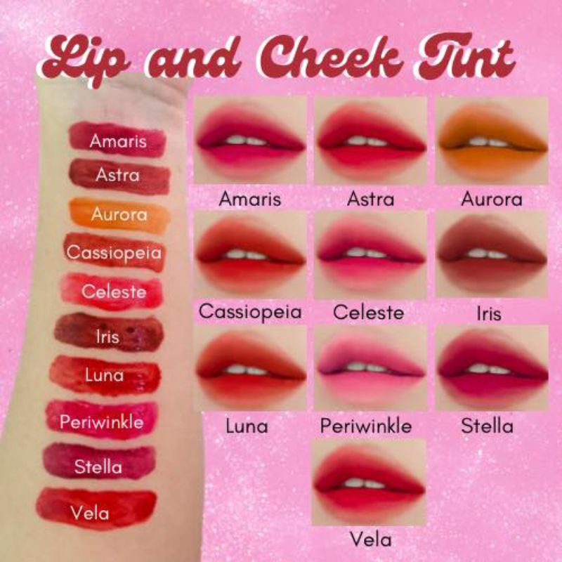 LIP & cheek tint/HD MATTE TINT mix n match wholesale | Shopee Philippines