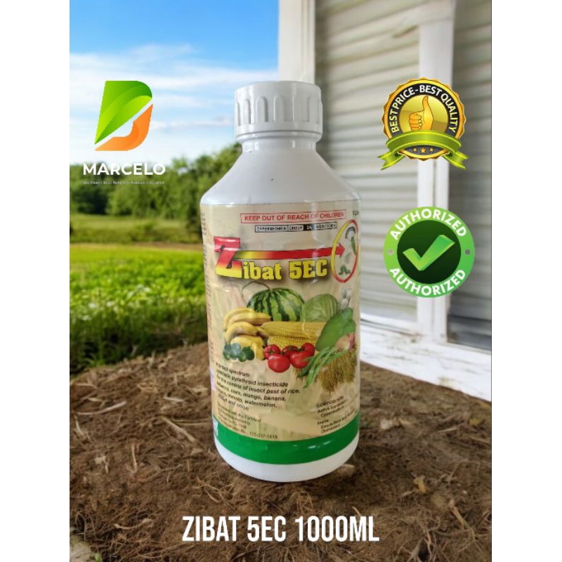 ZIBAT with SOLVESO 5SC Cypermethrin Insecticide 1000ml | Shopee Philippines
