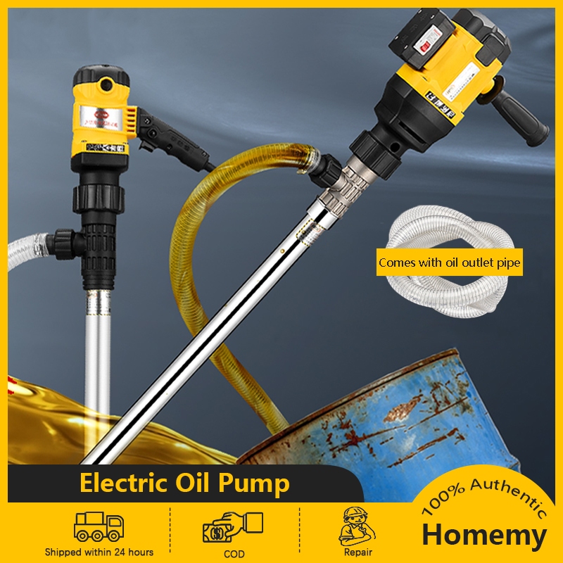 850W/1000W Electric Oil Pump Oil drum pumping device Diesel, Engine oil ...
