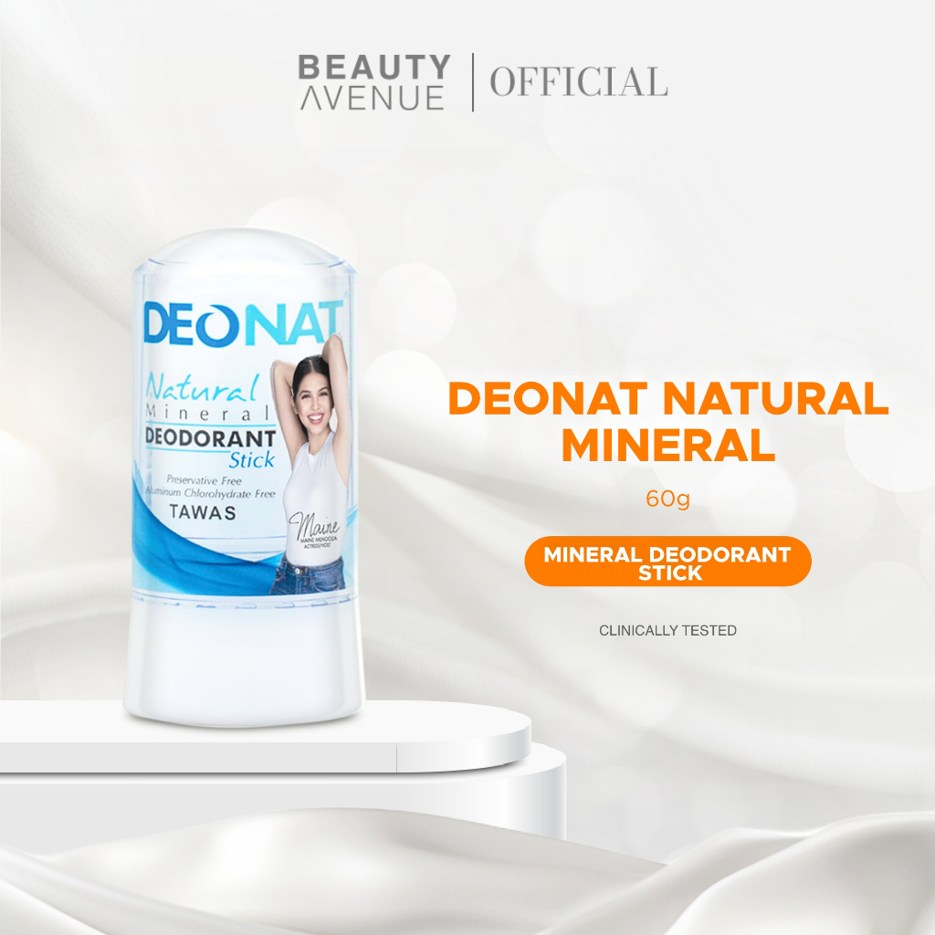 Deonat Natural Mineral Deodorant Stick 60G | Shopee Philippines
