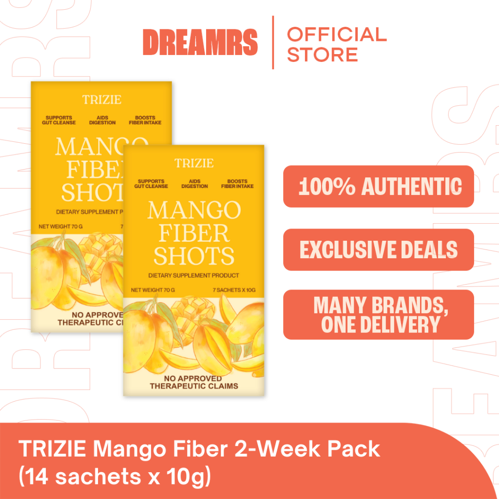 TRIZIE Mango Fiber 2-week Bundle (14 sachets x 10g) (DREAMRS) | Shopee ...