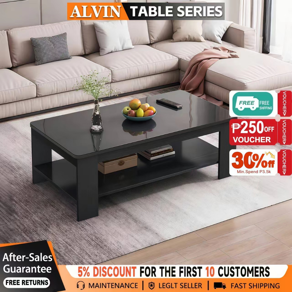 ALVIN Tea Table Sofa Table Sofa Living Room Center Table【 80*40*42cm ...