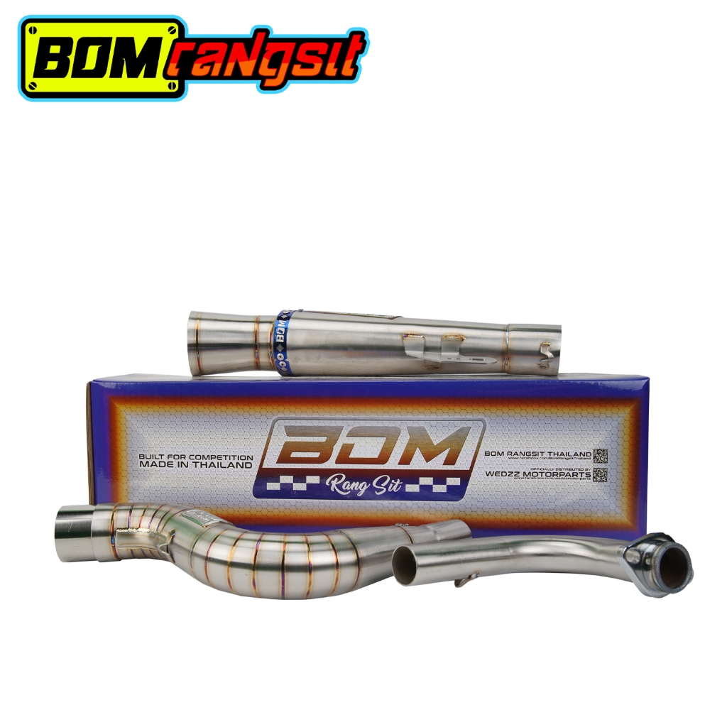 Bom Rangsit super open stainless elbow motorcycle exhaust pipe for ...