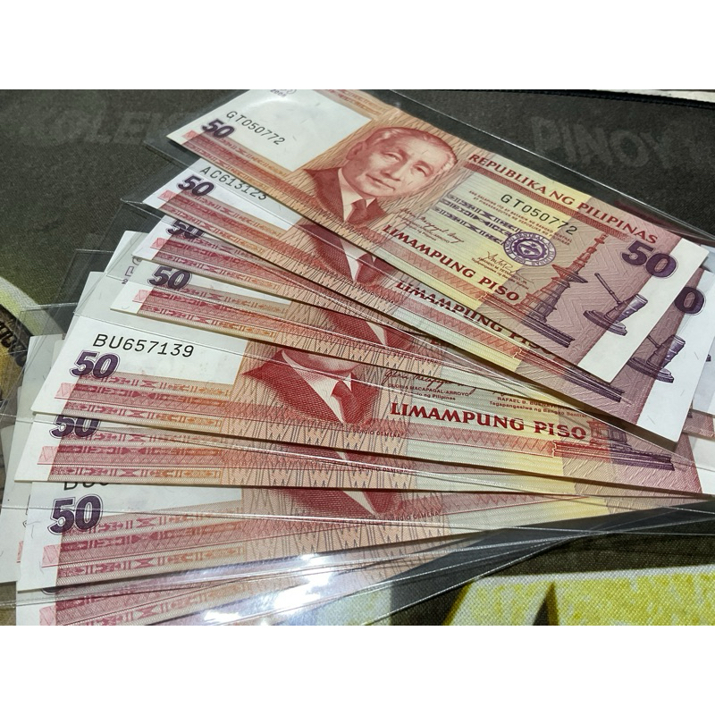 50 Pesos New Design Series Demonetized BankNote UNC | Shopee Philippines