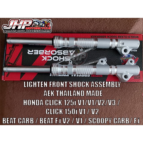 AEK LIGHTEN FRONT SHOCK HONDA CLICK 125i v1/v2/v3 CLICK 150i v1/v2 /BEAT CARB/F.I/ SCOOPY CARB ...