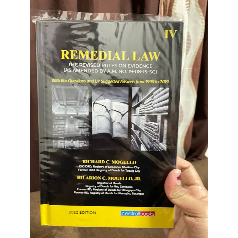 REMEDIAL LAW IV 2022 Edition (HARDCOVER) | Shopee Philippines