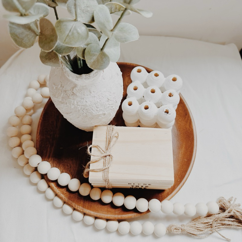 10” Round Wooden Tray Plate Decorative (Pablo) | Shopee Philippines