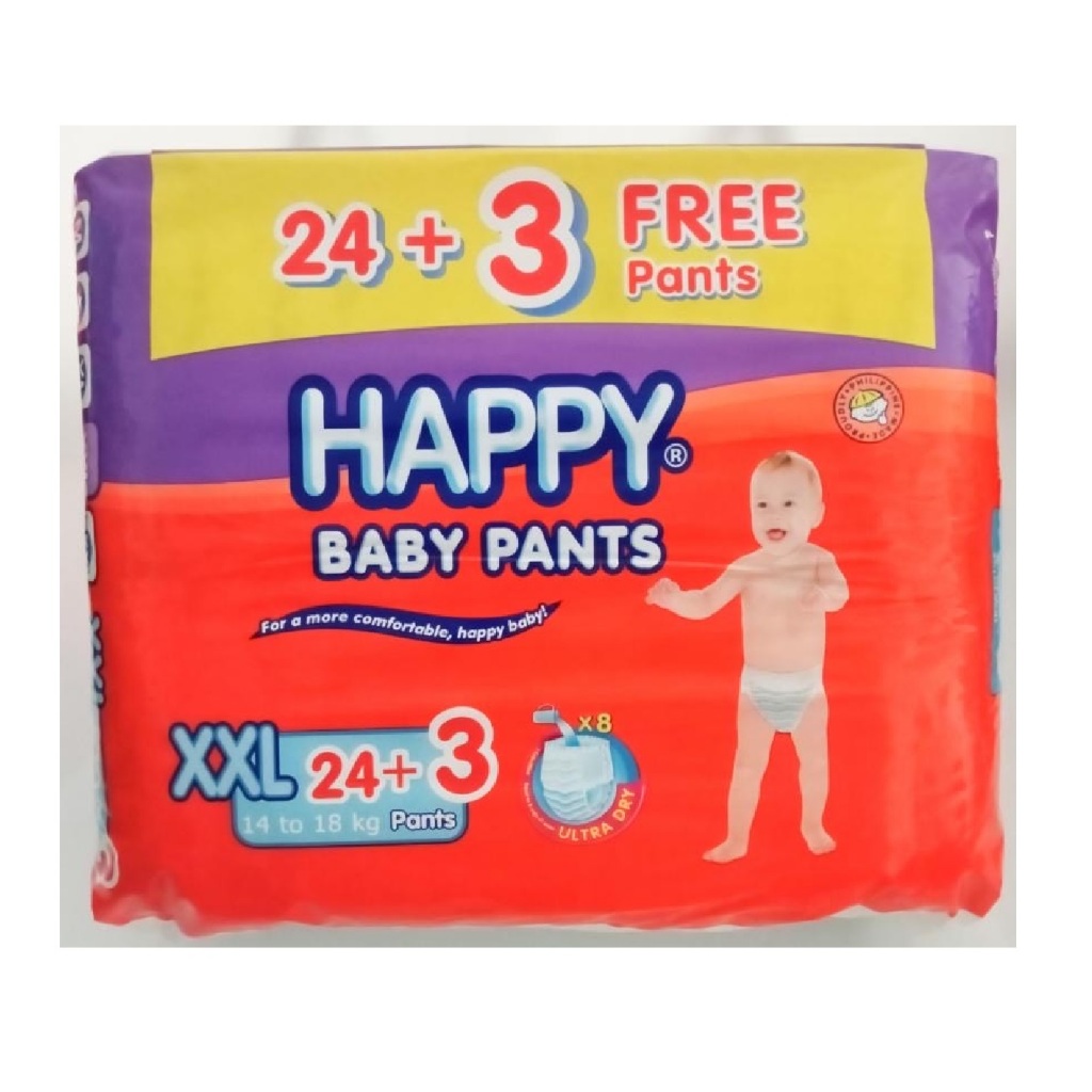 Happy Baby Pants 24s Xxl | Shopee Philippines