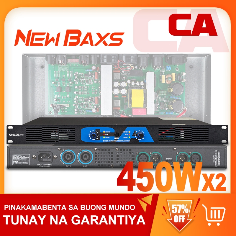 NEW BAXS CA propesyonal na amplifier Digital Amplifier 550 Watts 2 ...