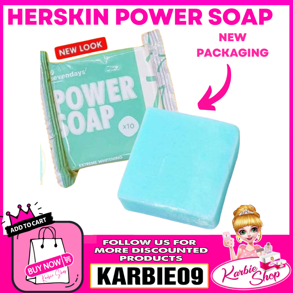 Orig Herskin Sevendays Power Soap x10 new packaging | Shopee Philippines