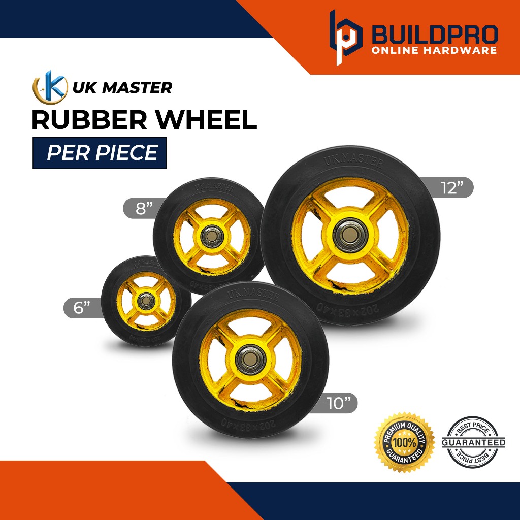 UK MASTER RUBBER WHEEL (Per Piece) | Shopee Philippines