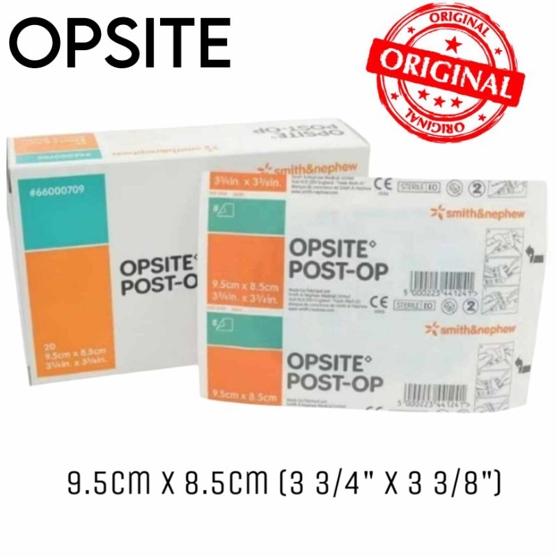 Opsite Post Op 9.5cm X 8.5cm Waterproof Wound Dressing (per piece ...