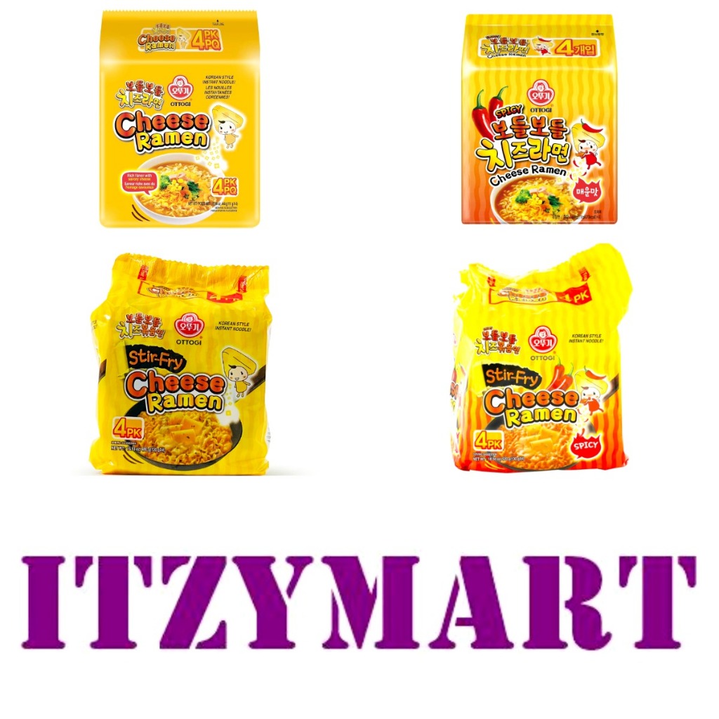 OTTOGI CHEESE RAMEN / SPICY / STIR FRY/ SPICY STIR FRY 111G | Shopee ...
