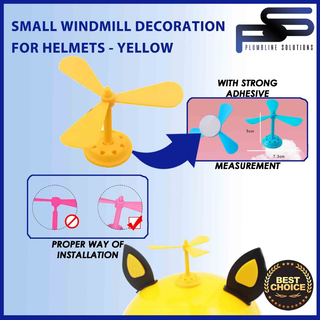 DIY Rotating Windmill for Bike Helmet / Decoration / Adhesive Tape ...