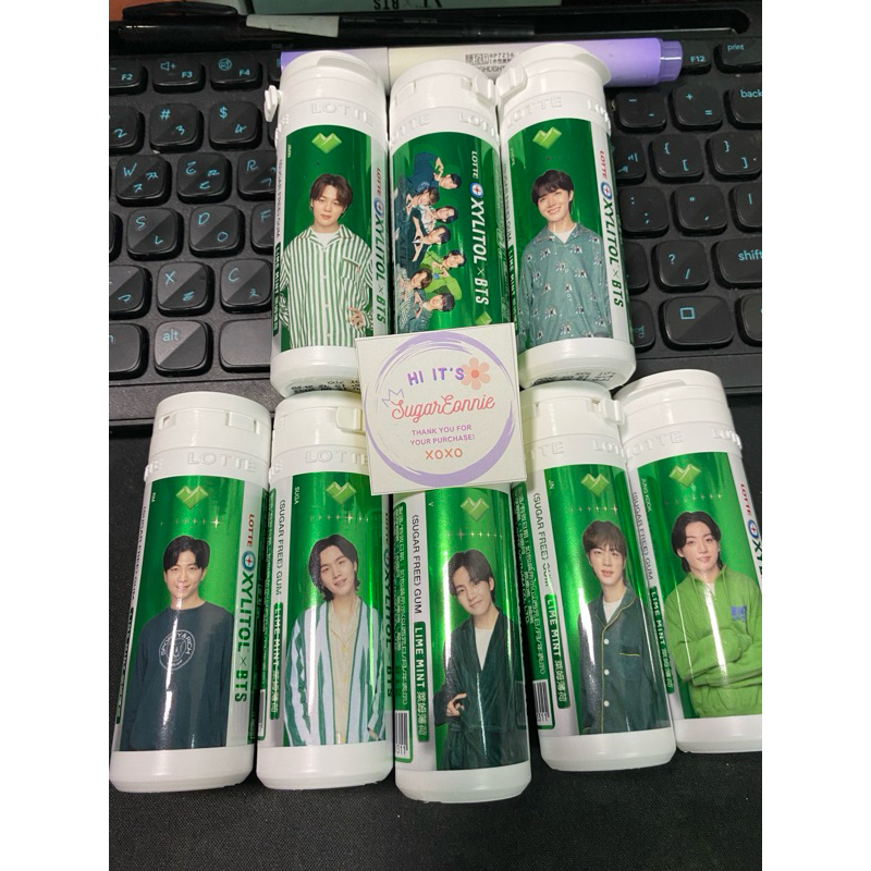 BTS x XYLITOL SUGAR FREE GUM TUBE AND POUCH | Shopee Philippines