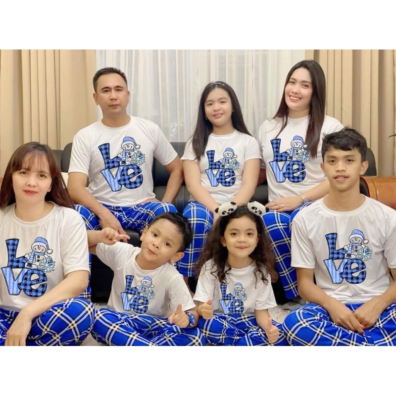 CHRISTMAS FAMILY TERNO PAJAMA (Sold per piece) | Shopee Philippines