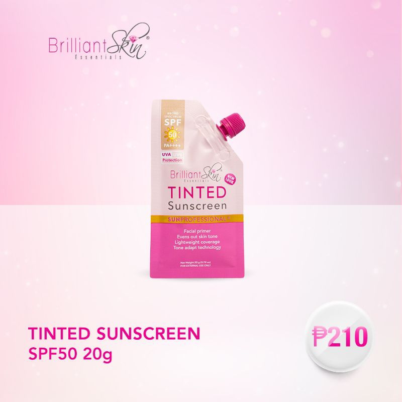 Brilliant Skin TINTED SUNSCREEN SPF50 | Shopee Philippines
