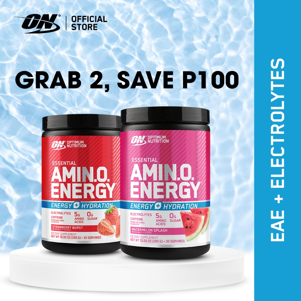 Optimum Nutrition Essential Amino Energy + Electrolytes 285g | Shopee ...