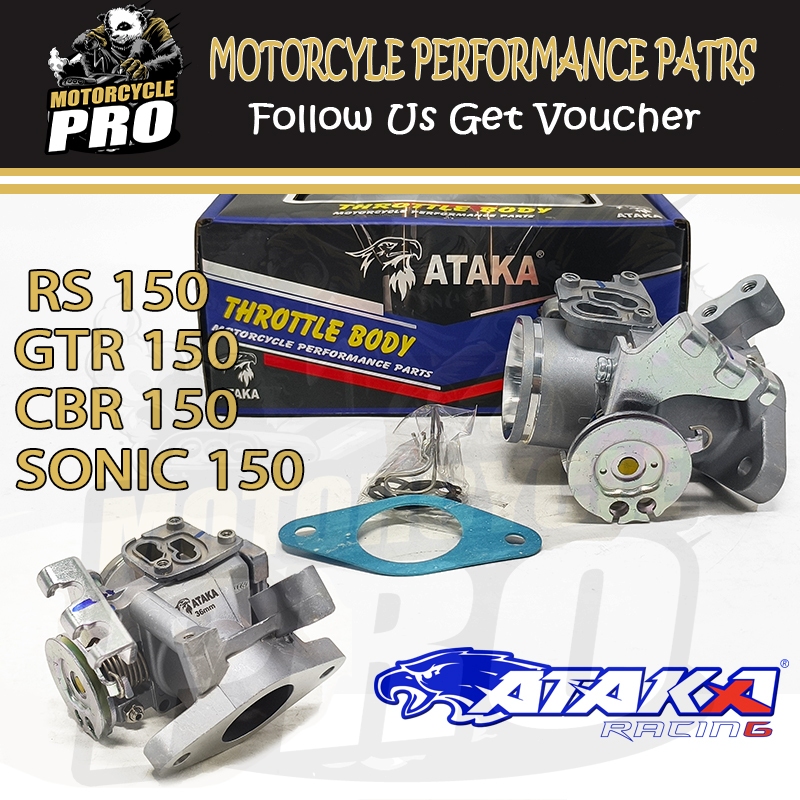 ATAKA Throttle Body Assy Dual Injector For Honda RS150 GTR150 SONIC 150 ...