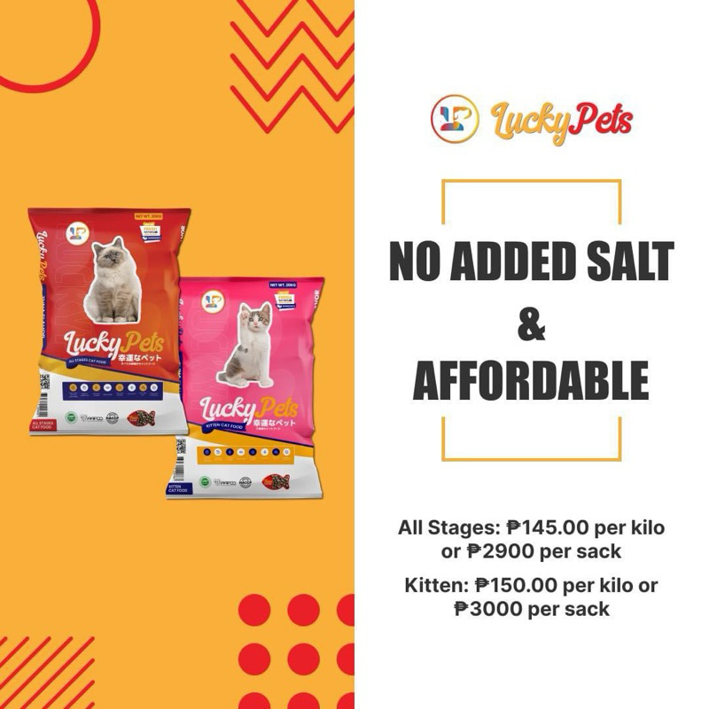 Lucky Pets Cat food 20kg | Shopee Philippines