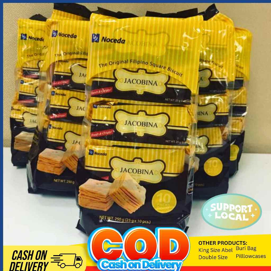 Jacobina Biscuits by Noceda Bakery SOLO Packs 250g (25g x 10pcs) wafer ...
