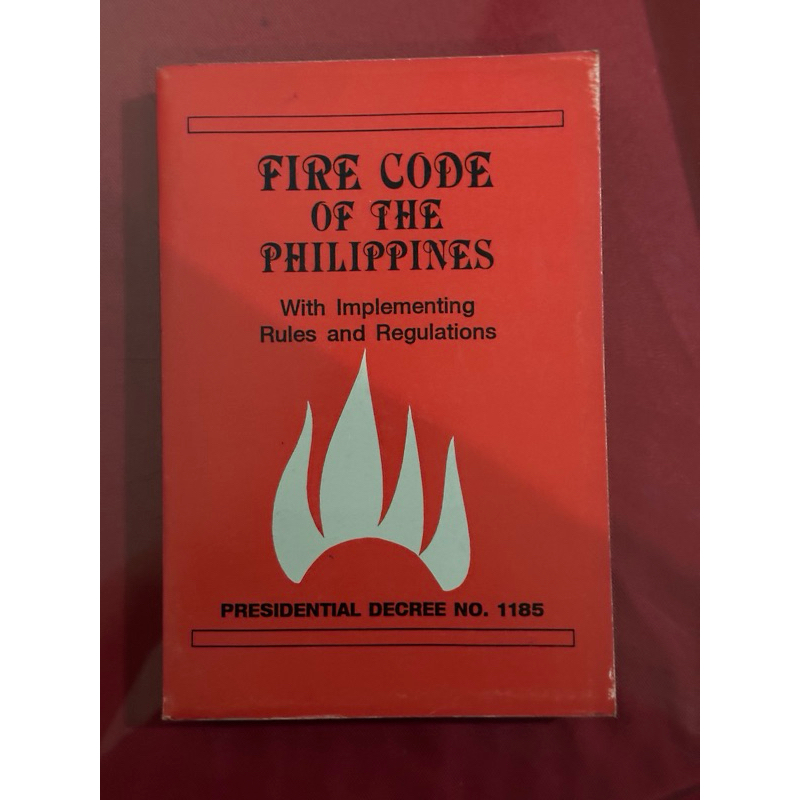 Fire Code of the Philippines w/ Implementing Rules & Regulations ...