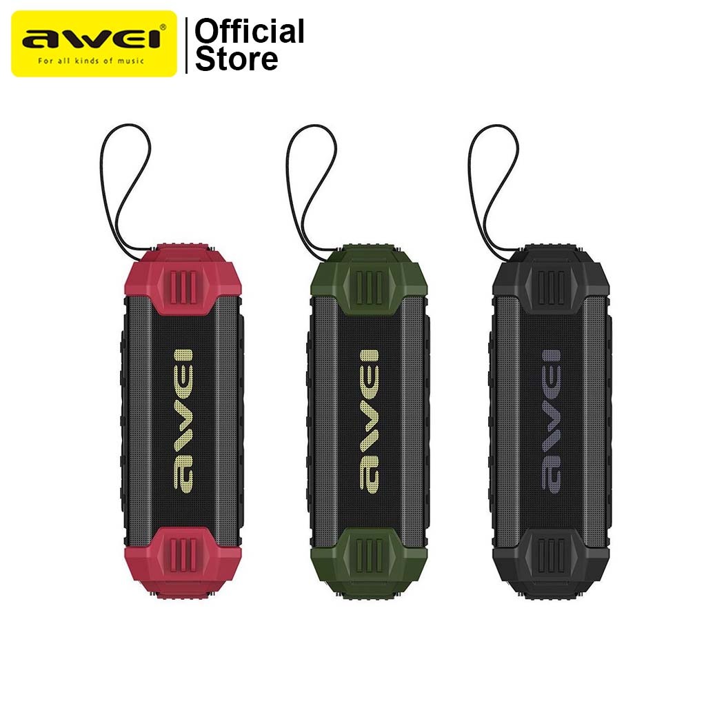 Awei Y280 Waterproof Bluetooth Speaker Portable Wireless Speakers | Shopee Philippines
