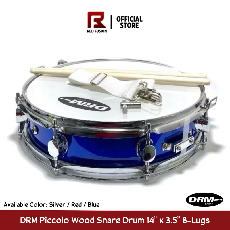 DRM Piccolo Wood Snare Drum 14" x 3.5” High Quality 8-Lugs | Shopee ...
