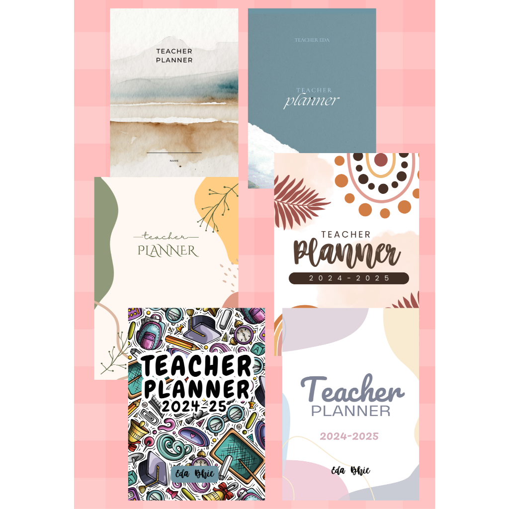 Teacher Planner Sy 2025-2026 Customized Teacher Planner | Shopee ...