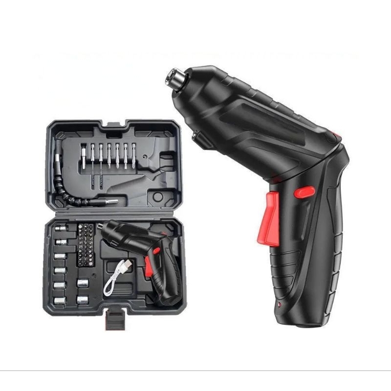 47pcs 3.6V Electric Rechargeable Lithium Mini Pistol Drill Electric ...
